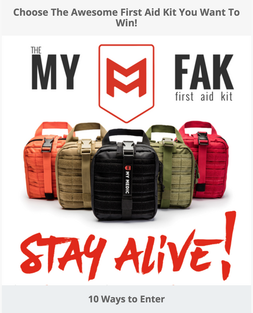 December First Aid Kit Contest – My Medic